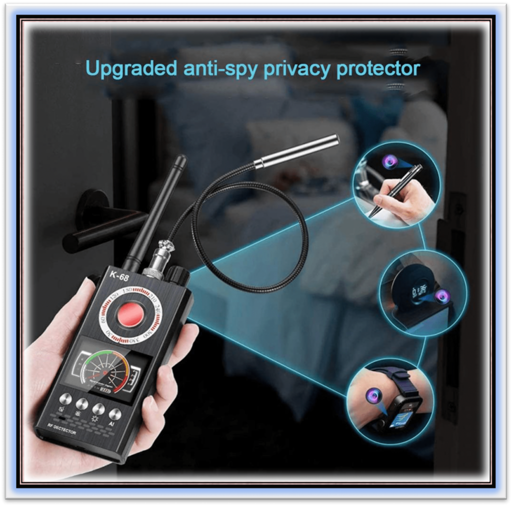 K68 Multifunctional Detector Hidden Camera Detectors Rf Signal Wireless